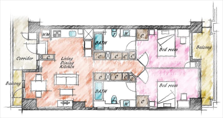 Floor Plan – Sakura Residence